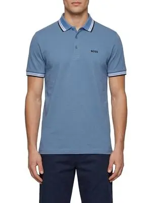 BOSS Polo Shirt Men Blue 2