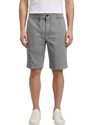 BOSS Cotton Stretch Shorts - Grey