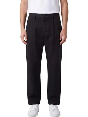 C.P. COMPANY Cotton Blend Wide-leg Trousers - Black