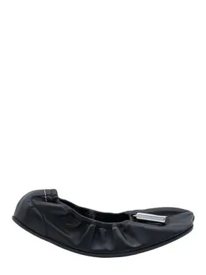 MAISON MARGIELA Anatomic Tabi Leather Ballet Flats - Black