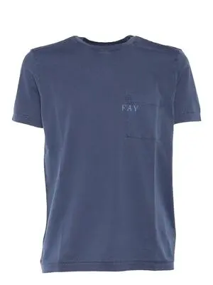 FAY Jersey T-shirt - Blu