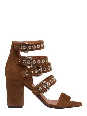 VIA ROMA 15 Four-strap Sandal - Red