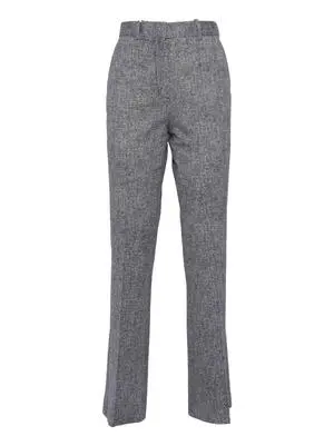 CIRCOLO 1901 Flared Piquet Trousers - Other, With A Wall Thickness