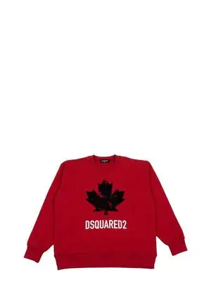 D SQUARED2 Slouch Fit Felpa - Red