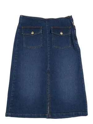Chloé Mid-length Denim Skirt - Blu