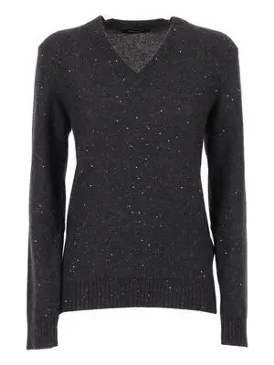 FABIANA FILIPPI Paillette Knit Top