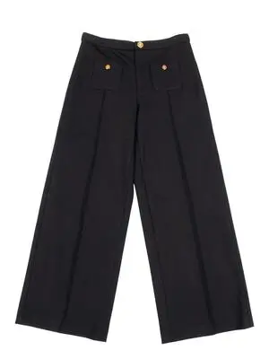 Versace Wide Leg Trousers - Red
