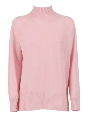 KANGRA Cratere Collar Raglan Sleeve Top With Slits - Red