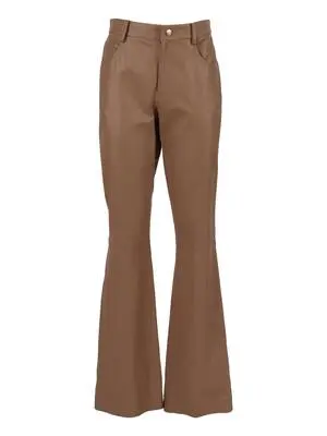 Fabiana Filippi Bootcut Slim Fit Nappa Pants - Red