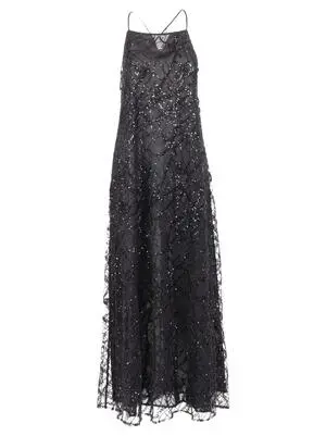 EMPORIO ARMANI WOMAN Sleeveless Maxi Dress - Red
