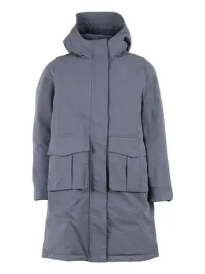 K-WAY Brunil Cotton Feel Lungo Parka - Blu