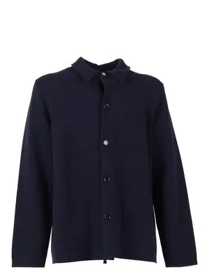LARDINI Giacca Maglia - Blu