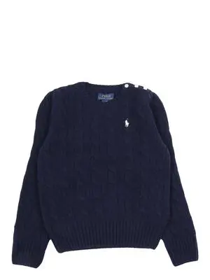 Polo Ralph Lauren Cable Knit Pullover Sweater Blu