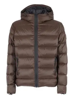 FAY Db Front Piuma Cappuccio - Red