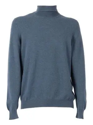 FEDELI Knitted Turtleneck Sweater