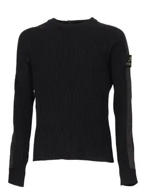 Premiata Ribbed Crewneck Top - Red