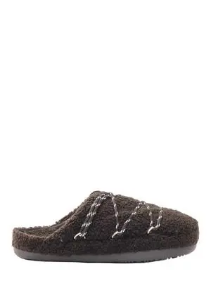 Moon Boot Teddy Slippers - Red