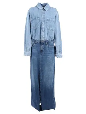 7 For All Mankind Mid-length Maxi Dress - Blu