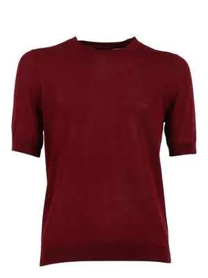 BALLANTYNE Short Sleeve Pullover - Red