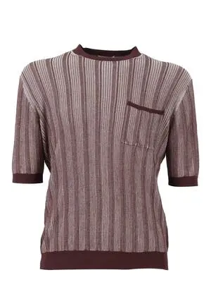 BALLANTYNE Short Sleeve Polo - Red