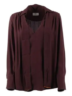 Elisabetta Franchi Dress Shirt - Red