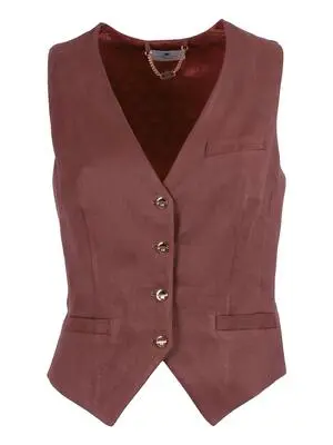 Elisabetta Franchi Gilet - Red