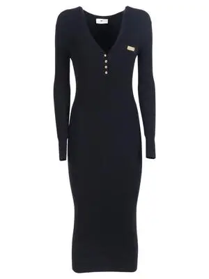 Elisabetta Franchi Knit Dress - Red