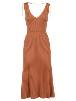 Elisabetta Franchi Abito Di Maglia - Red