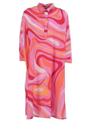 Emilio Pucci Woven Dress - Red