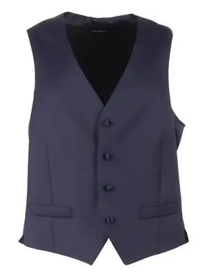 LUIGI BIANCHI Drop S Gilet - Blu