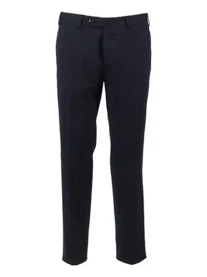 PT TORINO Slim Flat Front Trousers - Blu