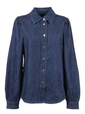 7 FOR ALL MANKIND Puff Sleeves Halona Shirt