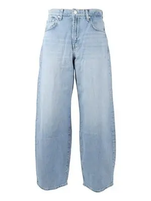 7 For All Mankind Bonnie Curvilinear Seabreeze Jeans Blu