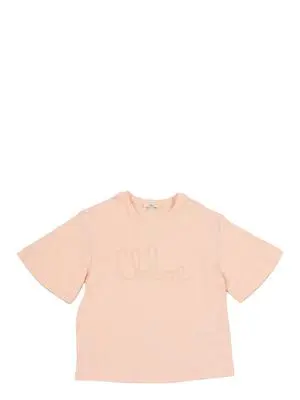 Chloé T-shirt In Organic Cotton Interlock - Red