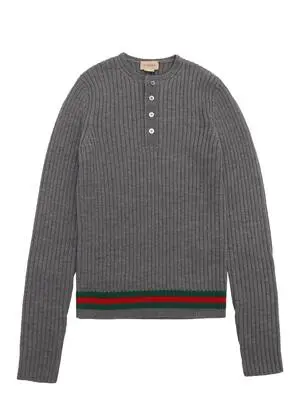GUCCI Ribbed Crewneck