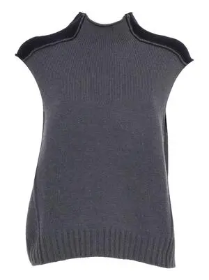 Lorena Antoniazzi Knit Vest - Blu