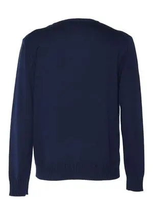 BALLANTYNE Round Neck Pullover - Blu