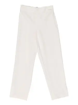 TWIN SET GIRL Crepe Cigarette Trousers