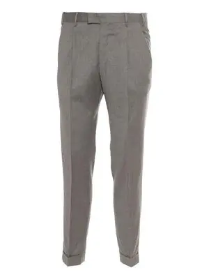 PT TORINO Master Pleated Trousers - Green
