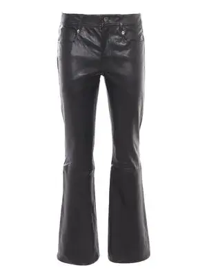 S.W.O.R.D LONDON Leather Pants - Red