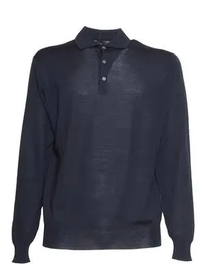 PHI FDL Polo Ml R.merino - Blu