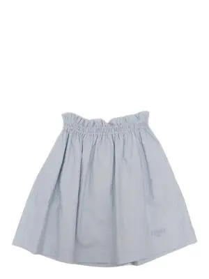 FENDI JR Ff Cotton Jacquard Skirt - Blu