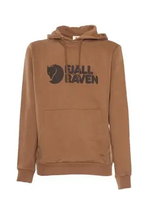 FJALLRAVEN KANKEN Logo Hoodie - Red
