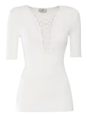 ELISABETTA FRANCHI Tricot Knit Top