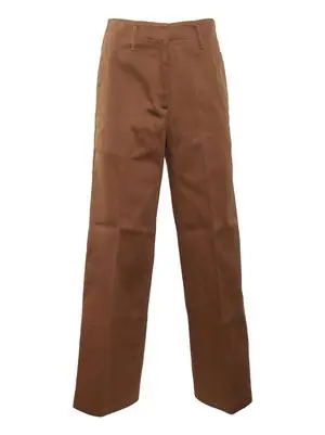 FORTE_FORTE Straight Leg Trousers - Red