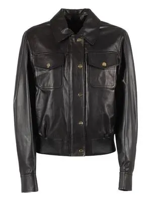 MAX MARA BIADA Leather Jacket