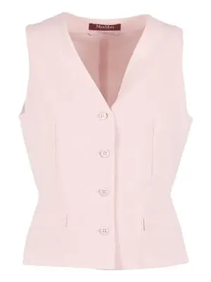 Max Mara Madia Gilet - Red