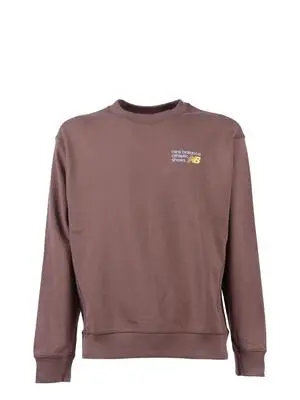 NEW BALANCE Athletics Premium Logo Crew - Red