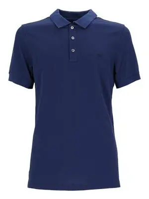 FAY Polo Db Collar Piquet Str. Bicolor - Blu