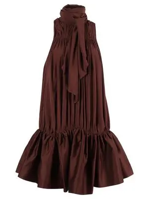 ROTATE BY BIRGER CHRISTENSEN Gathered Mini Dress - Red